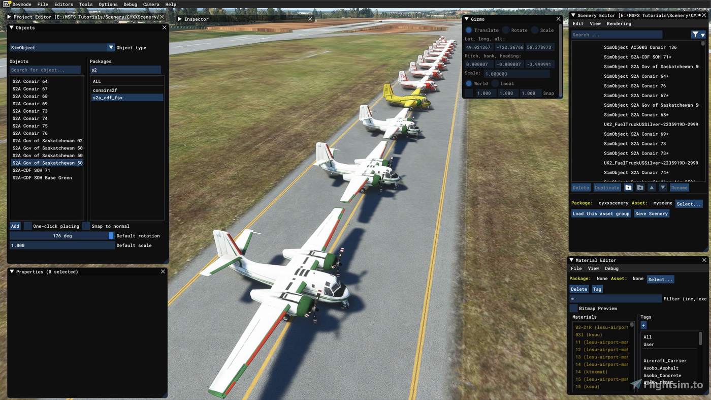 S-2 Tanker Static Aircraft for Microsoft Flight Simulator | MSFS