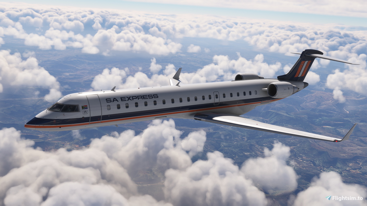 SA Express Bombardier CRJ700 ZS-NBG Fictional 1994 Livery for Microsoft ...