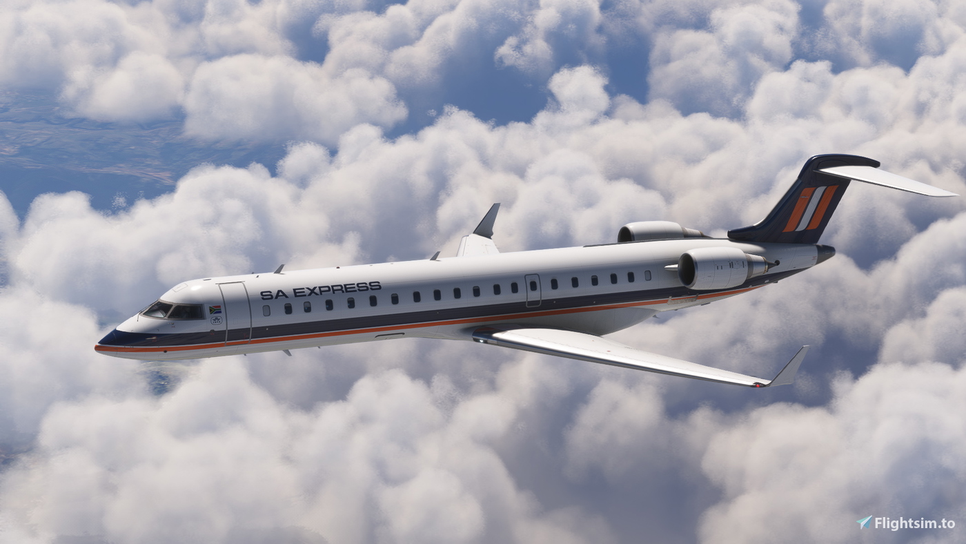 SA Express Bombardier CRJ700 ZS-NBG Fictional 1994 Livery for Microsoft ...
