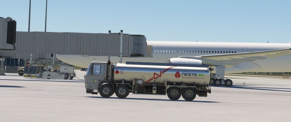SAF Fuel Truck Replacement Generic Blue for Microsoft Flight Simulator ...