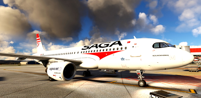 SAGA Airlines Fenix A320 IAE &CFM (4K) for Microsoft Flight Simulator ...