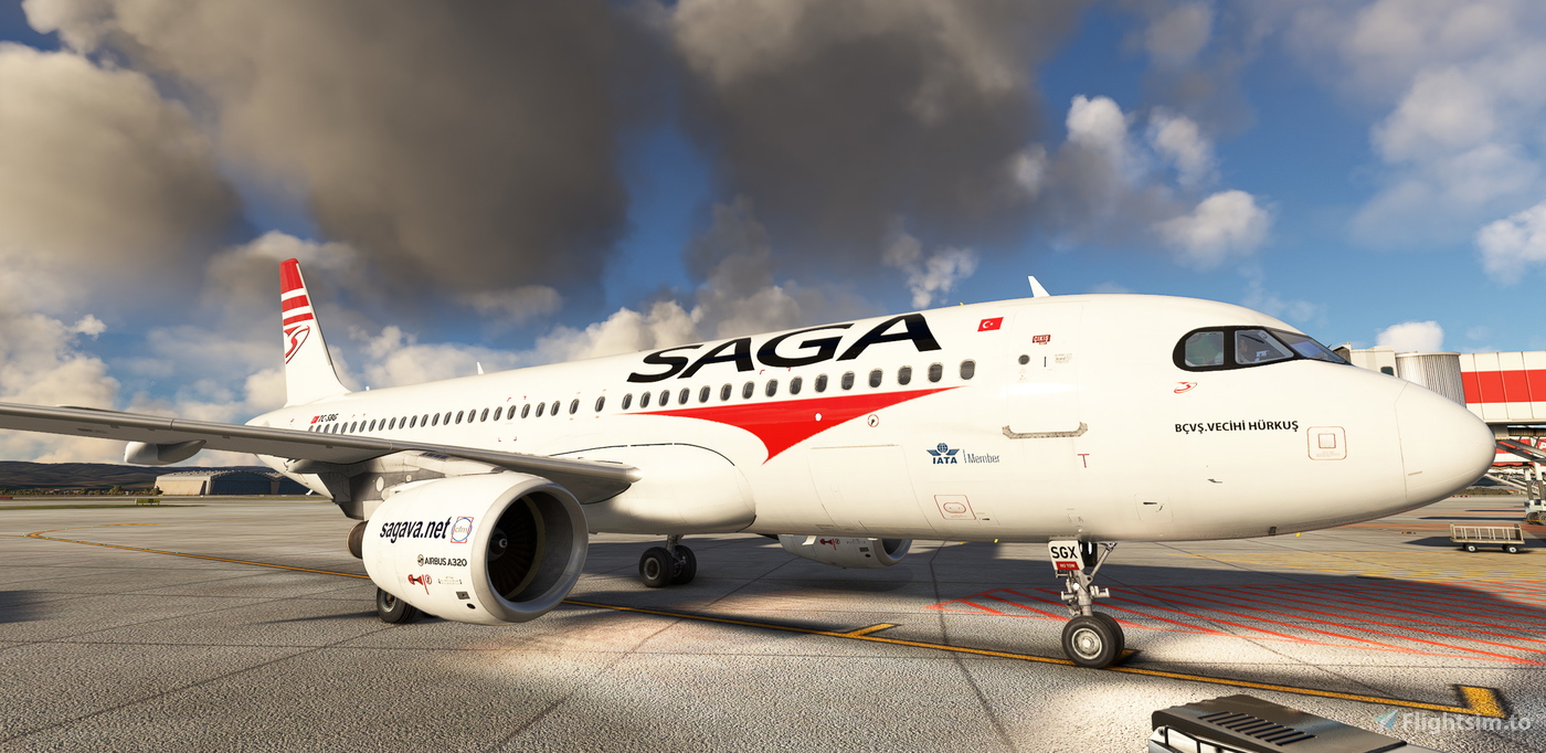 SAGA Airlines Fenix A320 IAE and CFM-Winglet and Sharklet 4K for ...