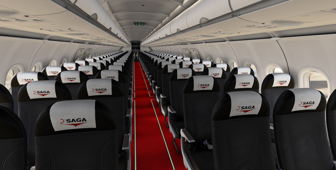 SAGA Airlines Fenix A320 IAE and CFM-Winglet and Sharklet 4K for ...