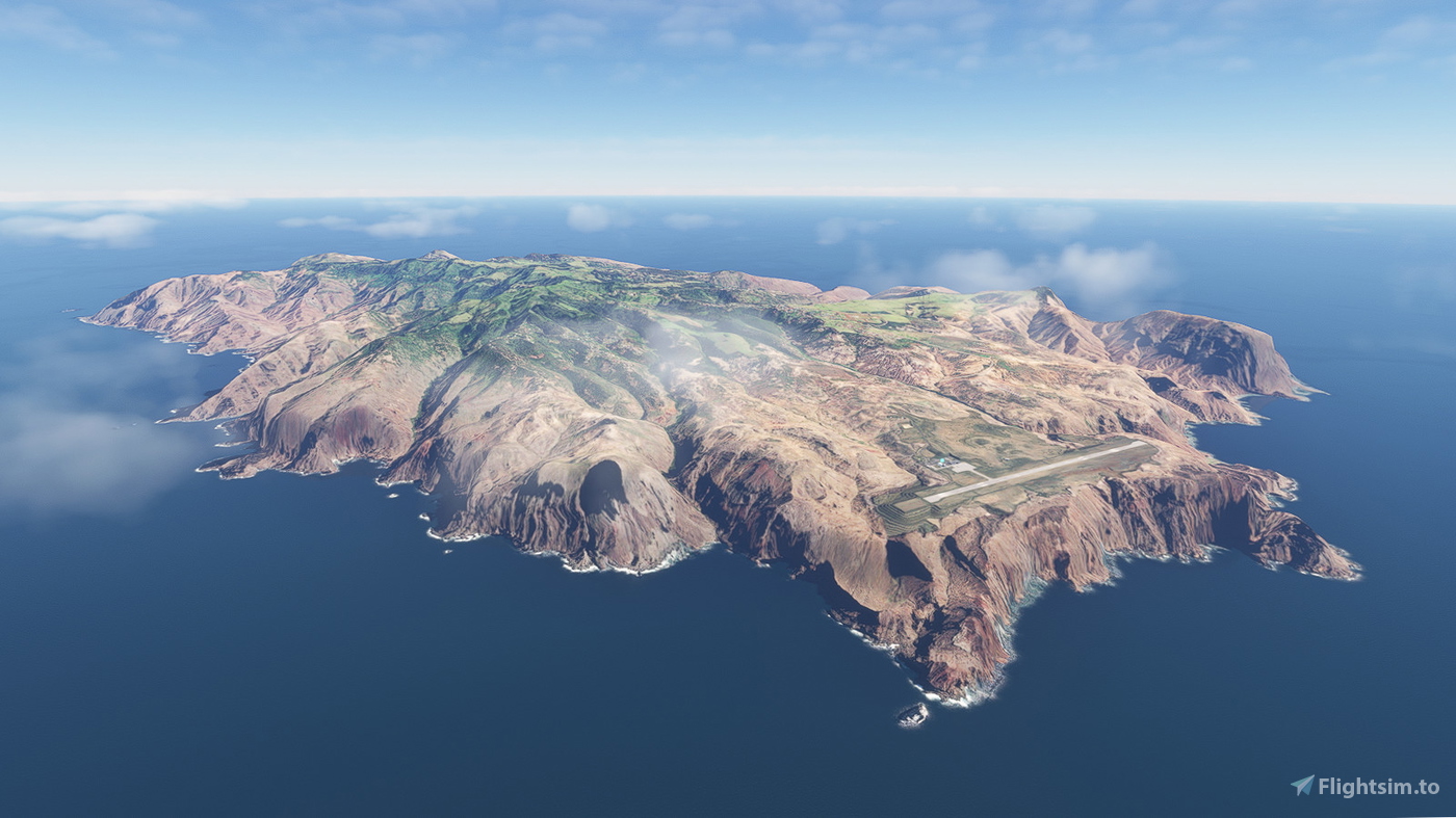 Saint Helena Island Aerial Imagery for Microsoft Flight Simulator | MSFS