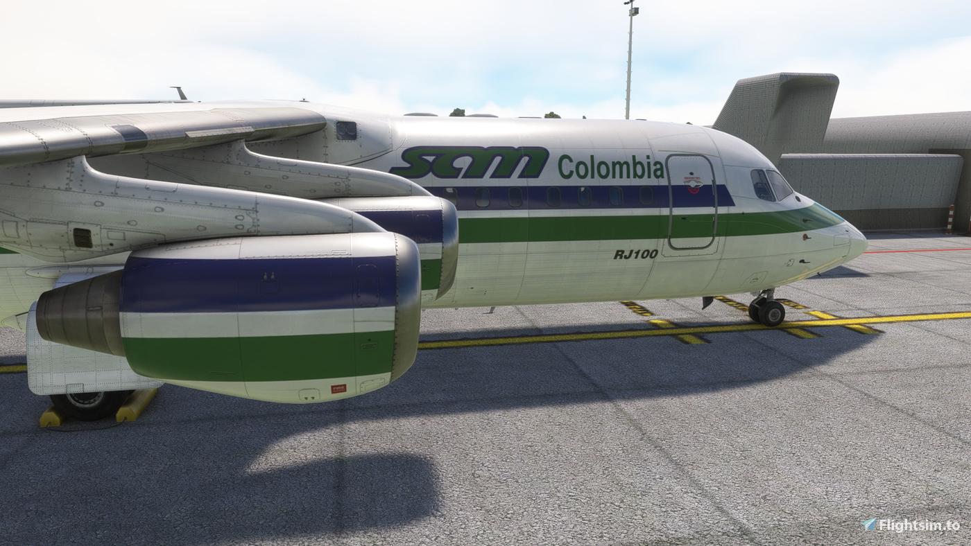 SAM Colombia - Bae 146-300 - N508MM pour Microsoft Flight Simulator | MSFS