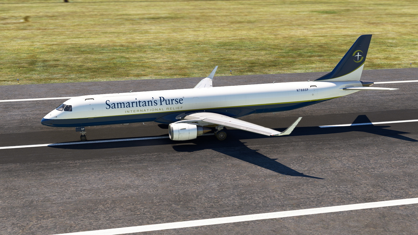Samaritan's Purse FSS E195F (Freighter) Fictional for Microsoft Flight ...