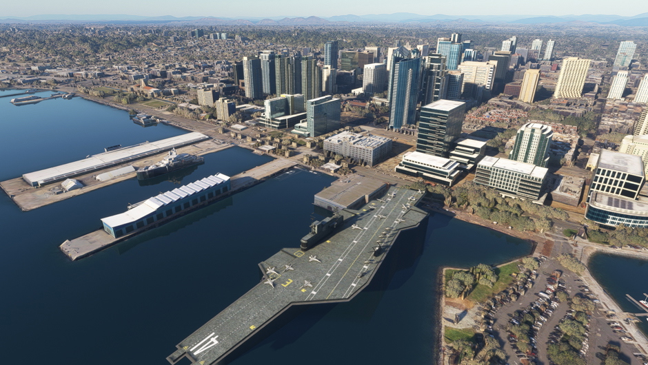 Samscene3d San Diego Modern City For Microsoft Flight Simulator Msfs