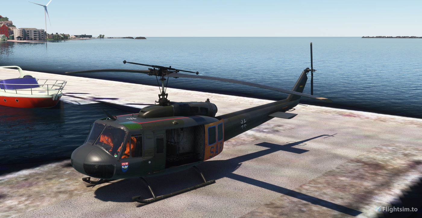 SAR Bell UH-1D - 70+81 for Microsoft Flight Simulator | MSFS