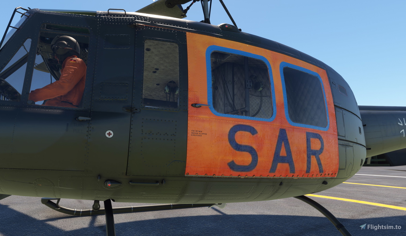 SAR Bell UH-1D - 70+81 for Microsoft Flight Simulator | MSFS