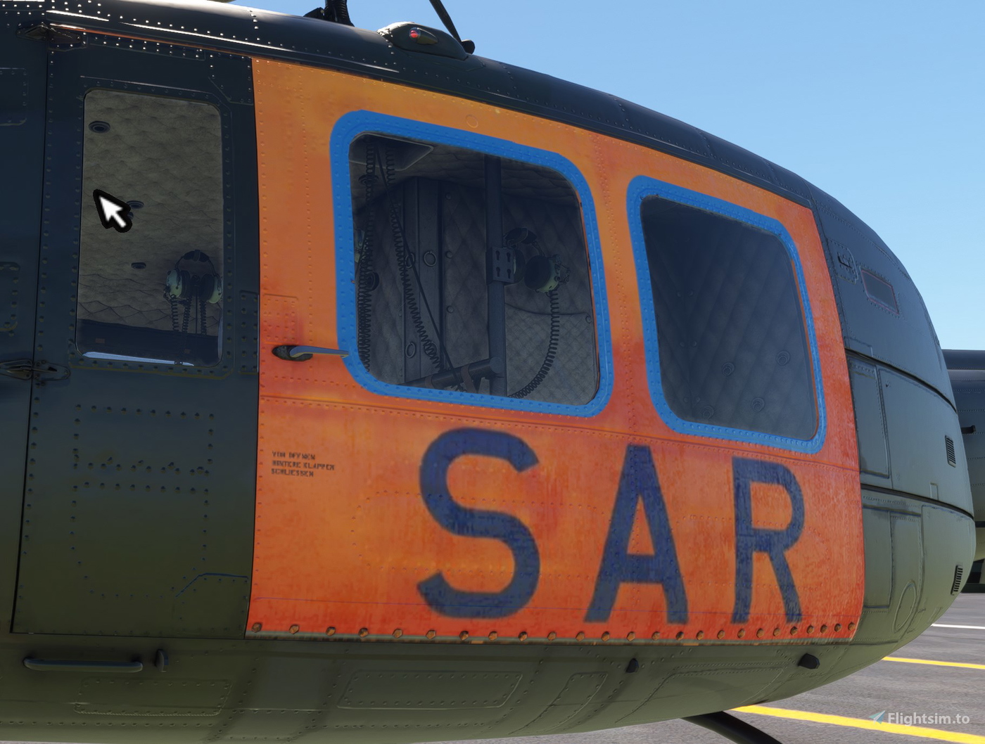 SAR Bell UH-1D - 70+81 for Microsoft Flight Simulator | MSFS