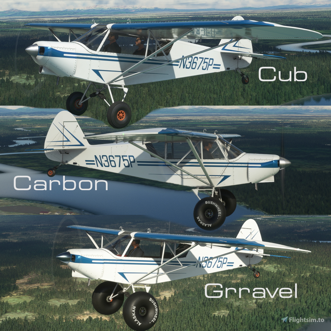 Savage Cub N3675P for Microsoft Flight Simulator | MSFS