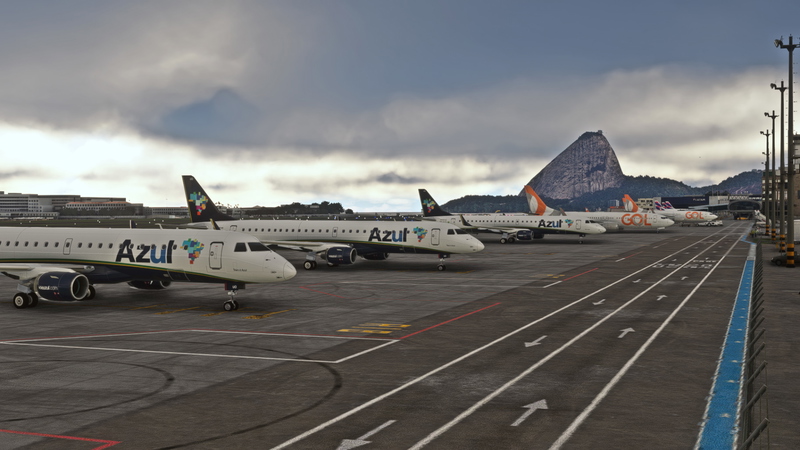 SBRJ Santos Dumont FSLTL Static Aircraft for Microsoft Flight Simulator | MSFS