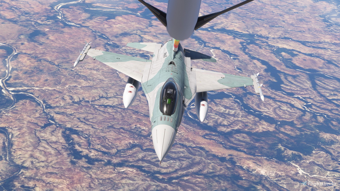 SC Designs F-16C - Indonesian Air Force - TS-1629 for Microsoft Flight Simulator | MSFS