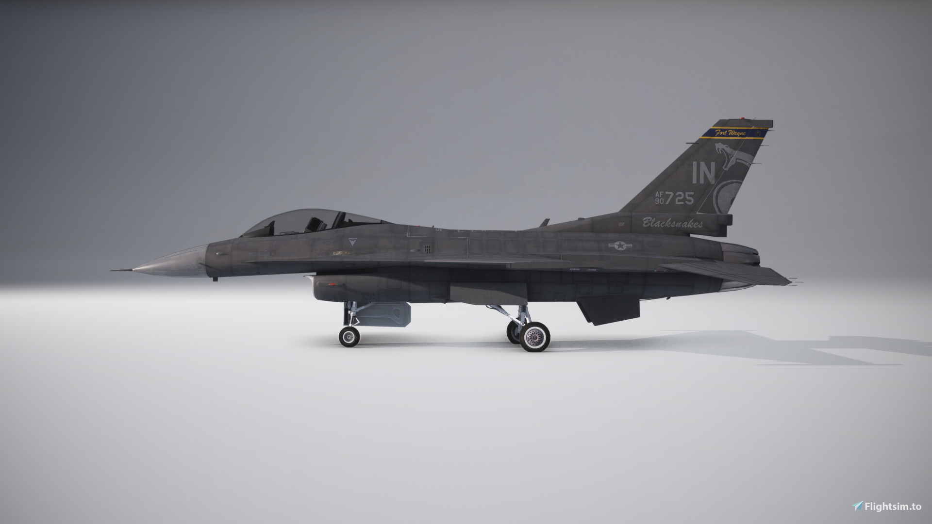 SC Designs F-16C 122nd Fighter Wing "Blacksnakes" Indiana ANG - MSFS ...
