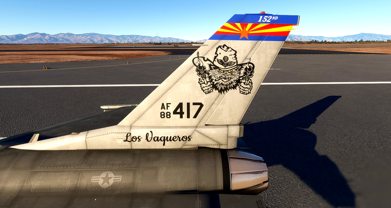 SC Designs F-16C Arizona ANG 152nd FS "Los Vaqueros" for Microsoft ...