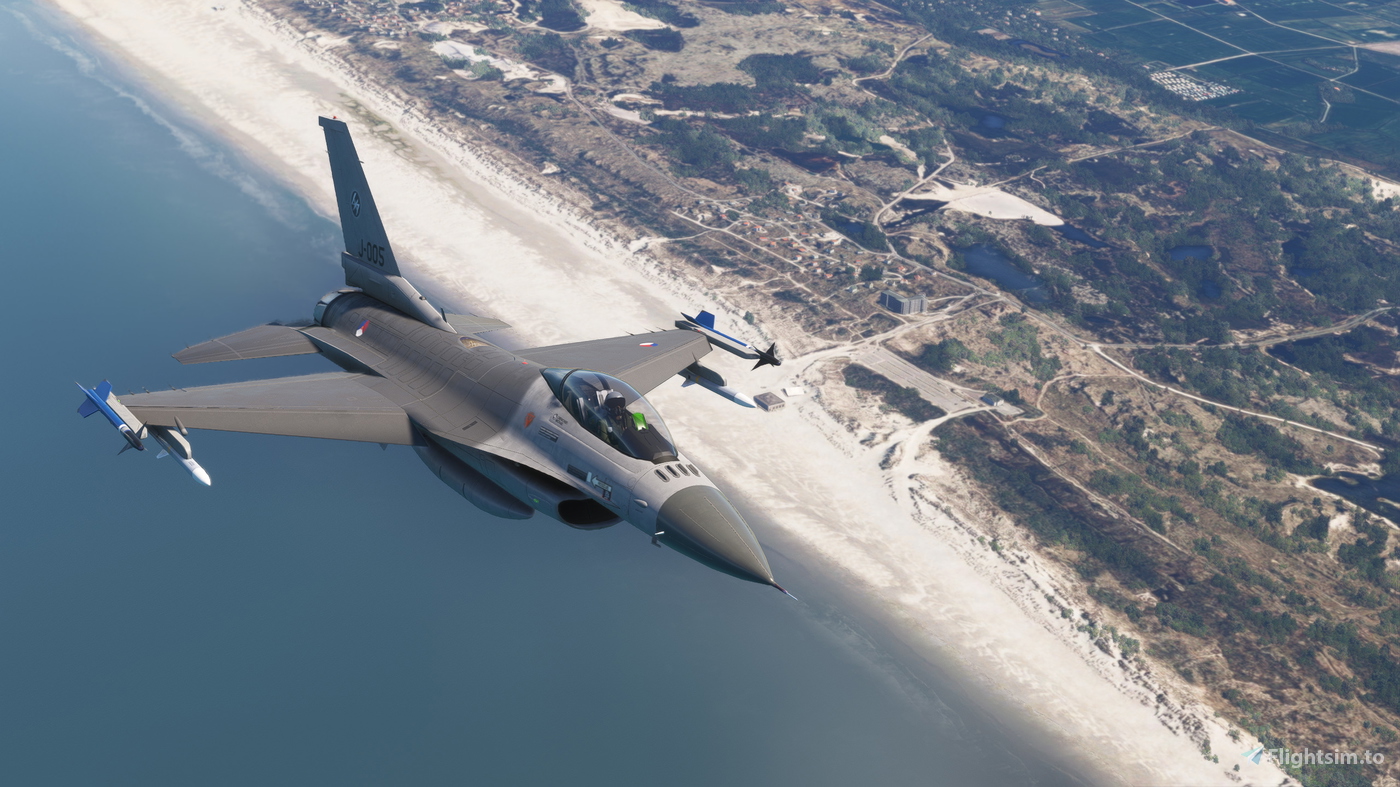 SC Designs F-16C RNLAF J-005 Repaint のために Microsoft Flight Simulator | MSFS