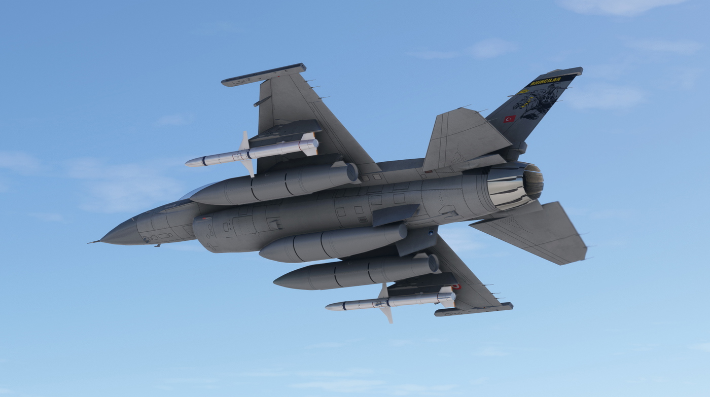 SC Designs F-16D - 152. Filo "AKINCILAR" TUAF (8K) 对于 Microsoft Flight ...