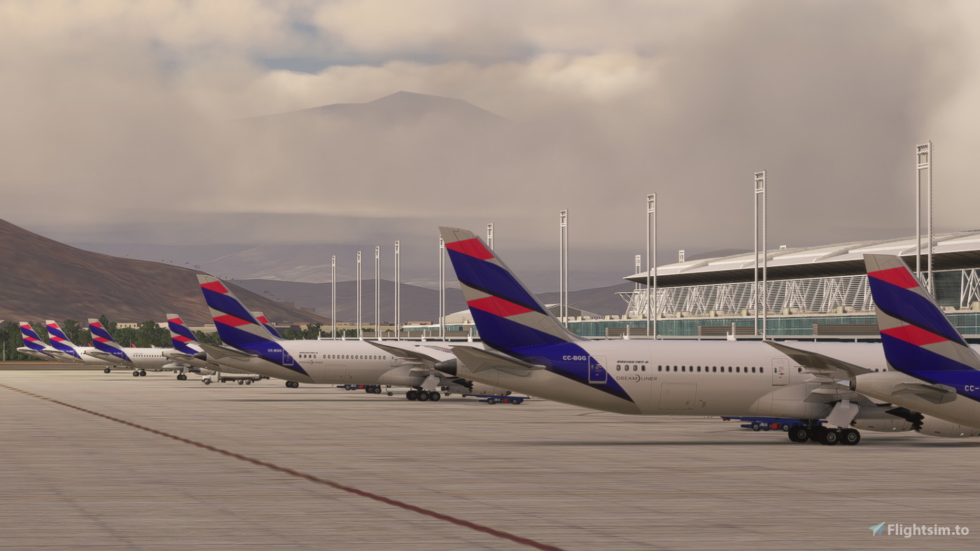 SCEL Santiago FSLTL Static Aircraft for Microsoft Flight Simulator | MSFS