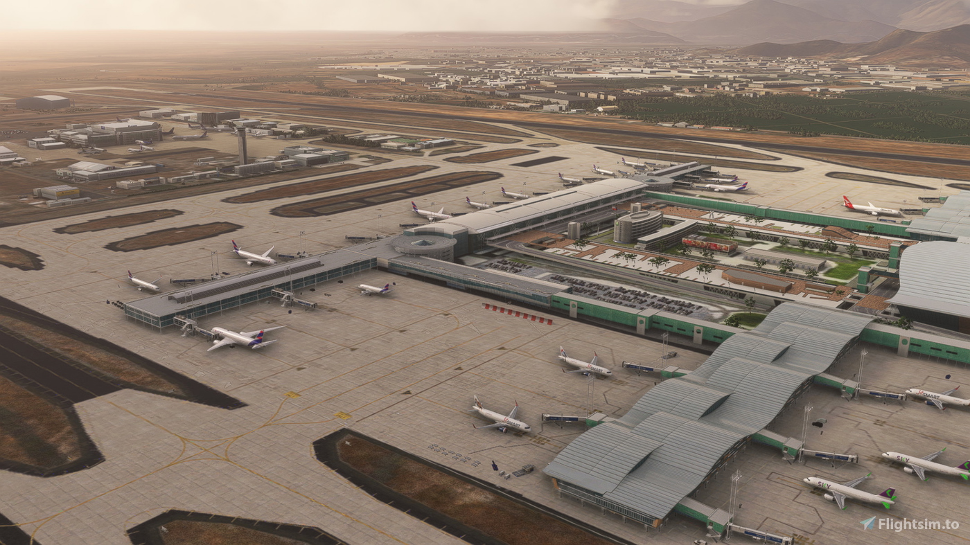 SCEL Santiago FSLTL Static Aircraft for Microsoft Flight Simulator | MSFS