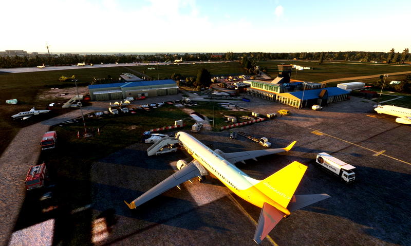 Scenery Sylt EDXW include Landmarks and GSX Pro Ini file for Microsoft ...