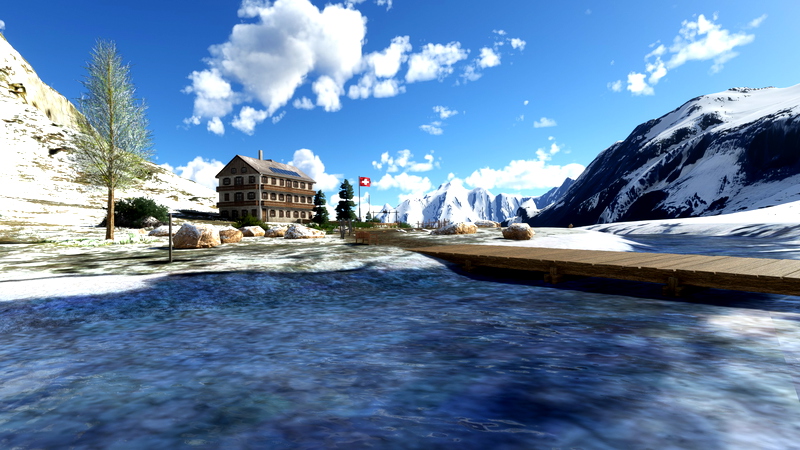 Schweiz Gletscherflugpiste Petersgrat (LSPB) for Microsoft Flight ...