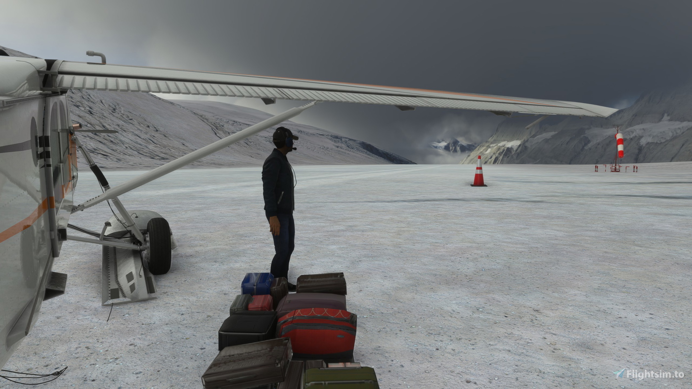 Schweiz Gletscherflugpiste Petersgrat (LSPB) for Microsoft Flight ...