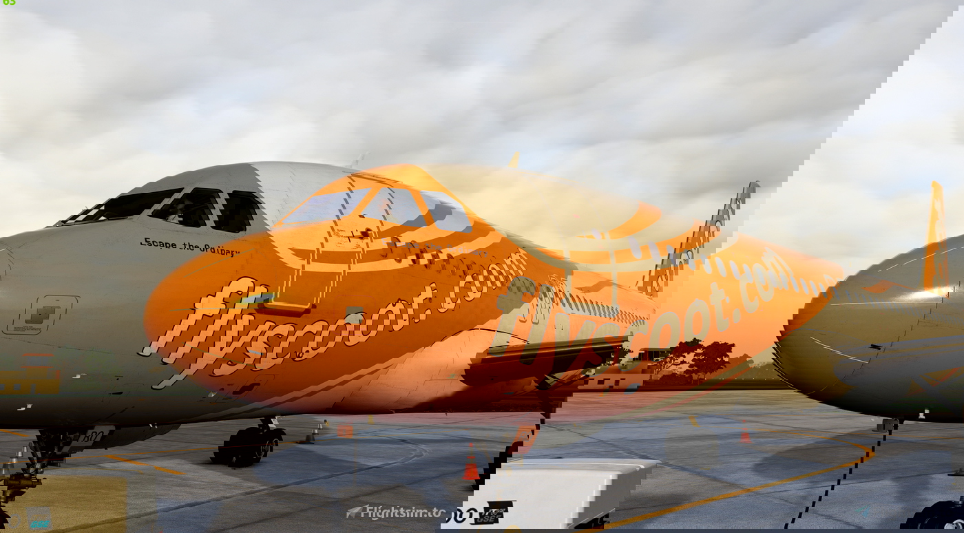 Scoot Fleet（9V-TRR、9V-TRV、9V-TRD、9V-TRS、9V-TRO）with Cabin - Fenix A320 ...