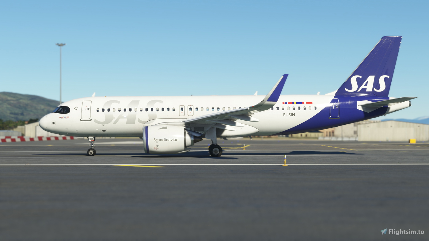 2 Pack (SE-RZX & EI-SIN) - SCANDINAVIAN AIRLINES A320NEO (SAS) - NEW ...
