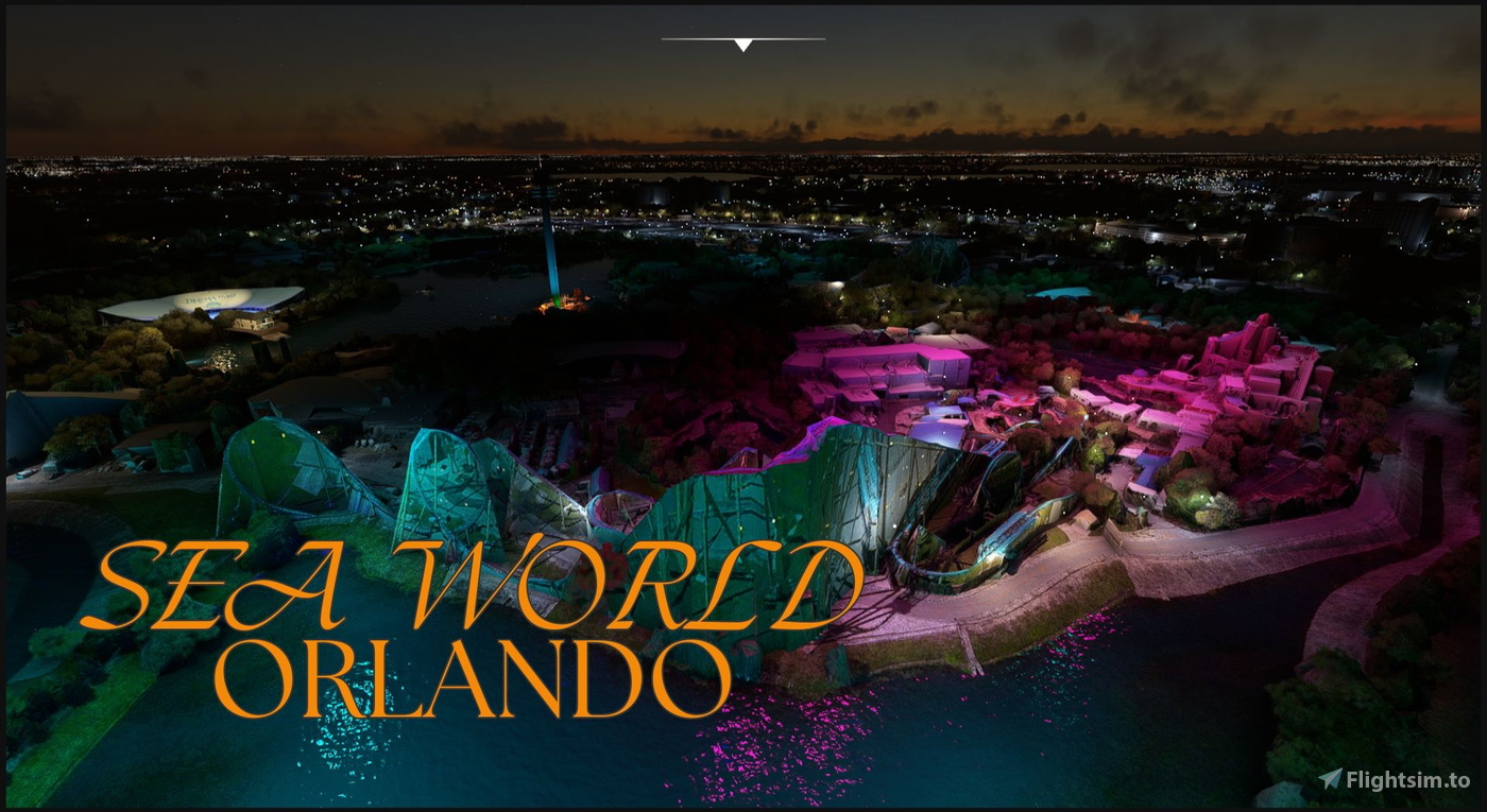 Sea World Orlando Lightning and More for Microsoft Flight Simulator | MSFS