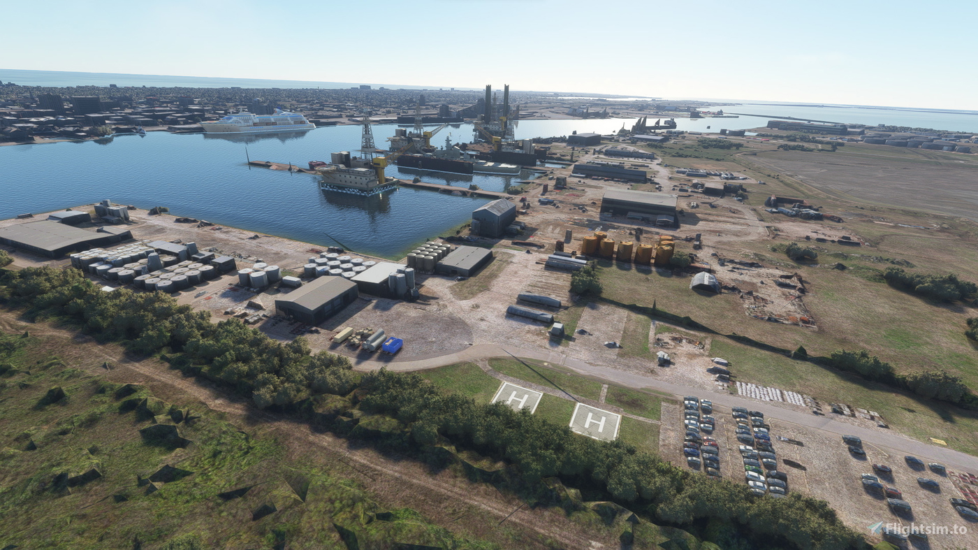 Shell Pelican Island Heliport (9TE8) for Microsoft Flight Simulator | MSFS