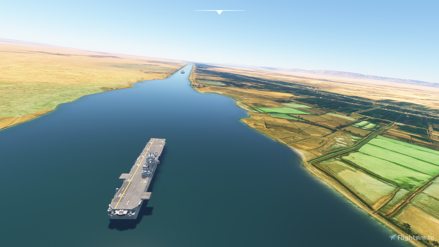 Suez Canal Ship Traffic for Microsoft Flight Simulator | MSFS