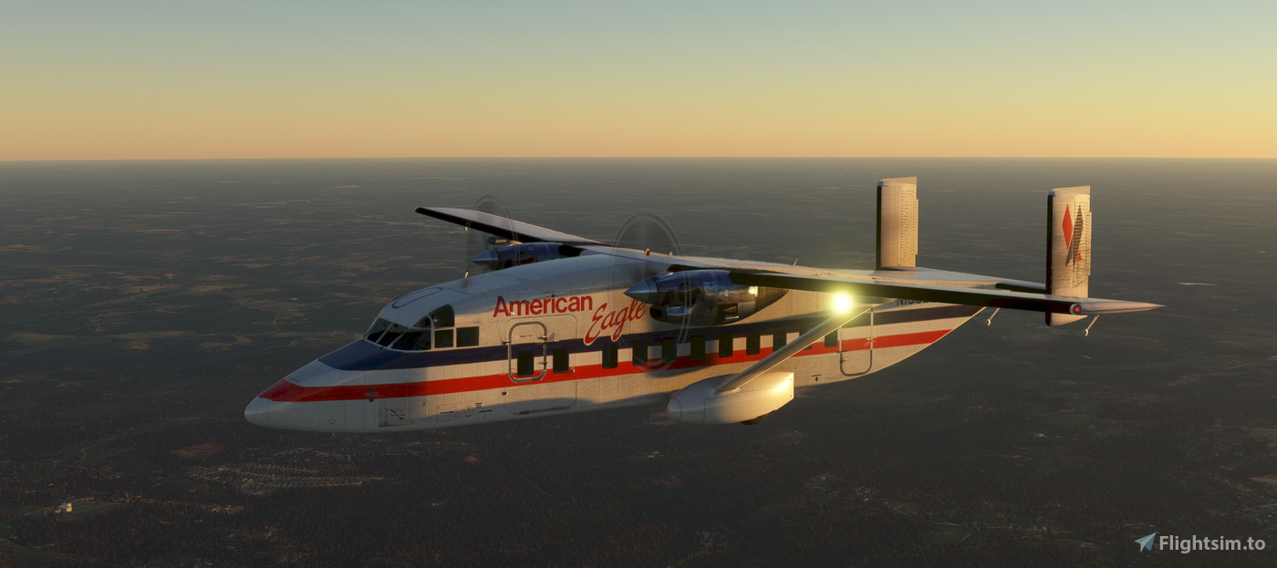Short 330 American Eagle for Microsoft Flight Simulator | MSFS