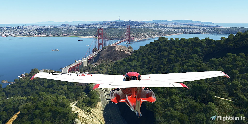 Ultralight Sightseeing - California - Alcatraz - Golden Gate Bridge ...