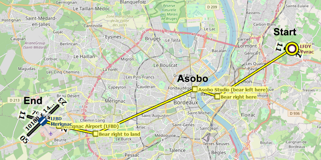 Ultralight Sightseeing - France - Bordeaux - Asobo Studio Smiley Face ...