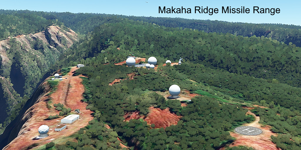 Ultralight Sightseeing - Hawaii - Makaha Ridge Missile Range - Kokee ...