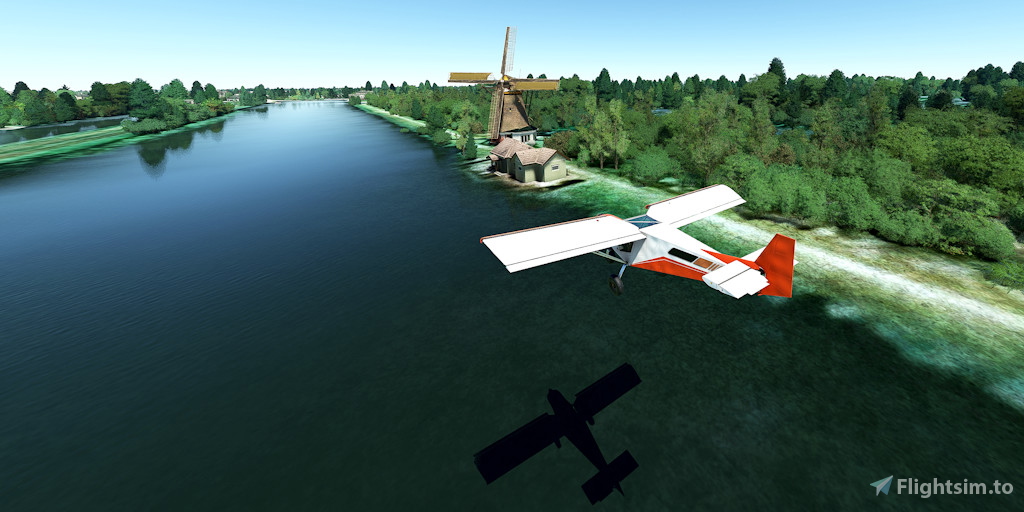 Ultralight Sightseeing - Netherlands - Windmills at Kinderdijk for ...