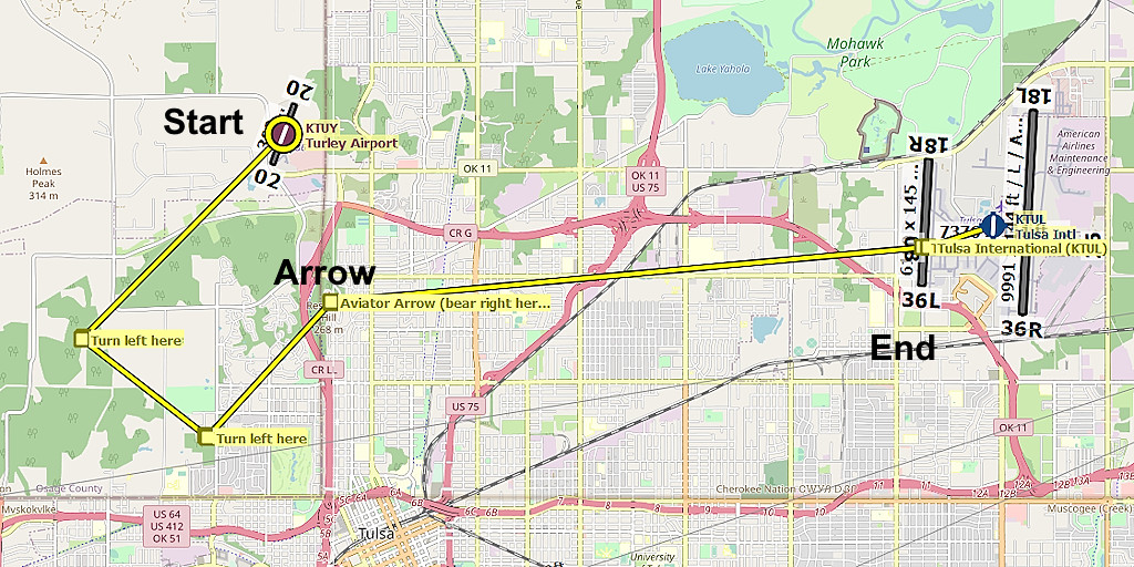 Ultralight Sightseeing - Oklahoma - Tulsa - Aviators Arrow for ...