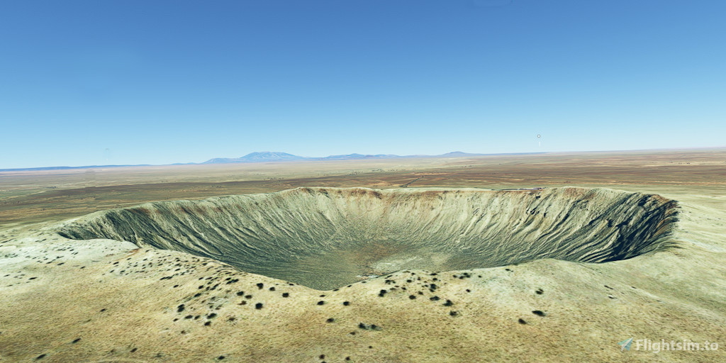 Ultralight Sightseeing - Arizona - Barringer Meteor Crater for ...