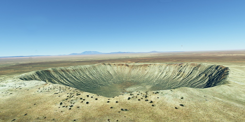 Ultralight Sightseeing - Arizona - Barringer Meteor Crater for ...