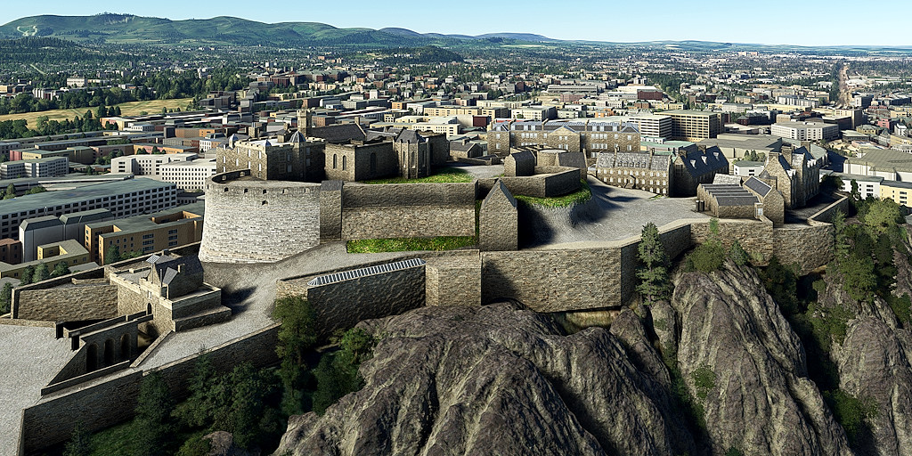 Ultralight Sightseeing - Scotland - Edinburgh Castle - Dynamic Earth ...