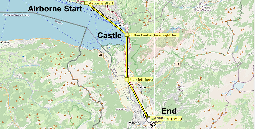 Ultralight Sightseeing - Switzerland - Lac Leman - Chillon Castle for ...