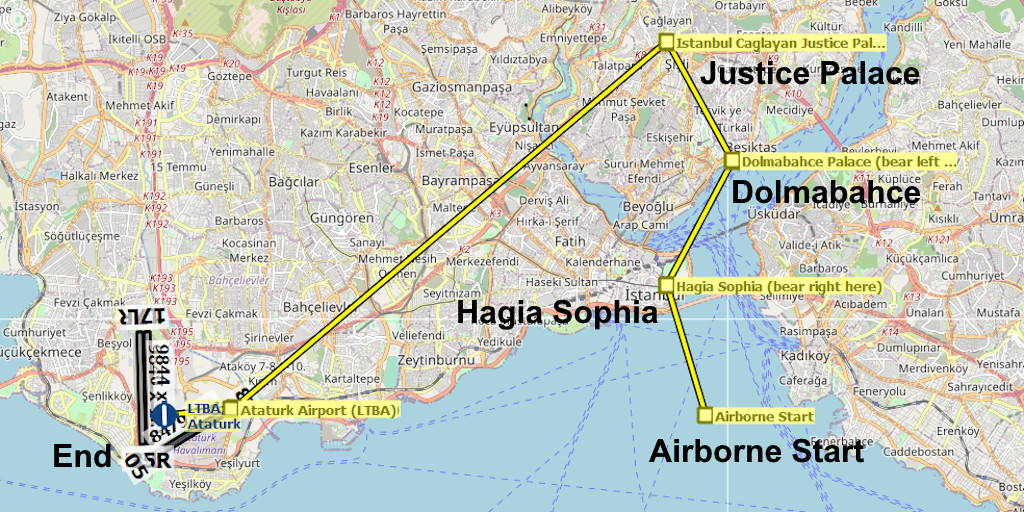 Istanbul Hagia Sophia Map Istanbul Iconic Tourist Attractions Map