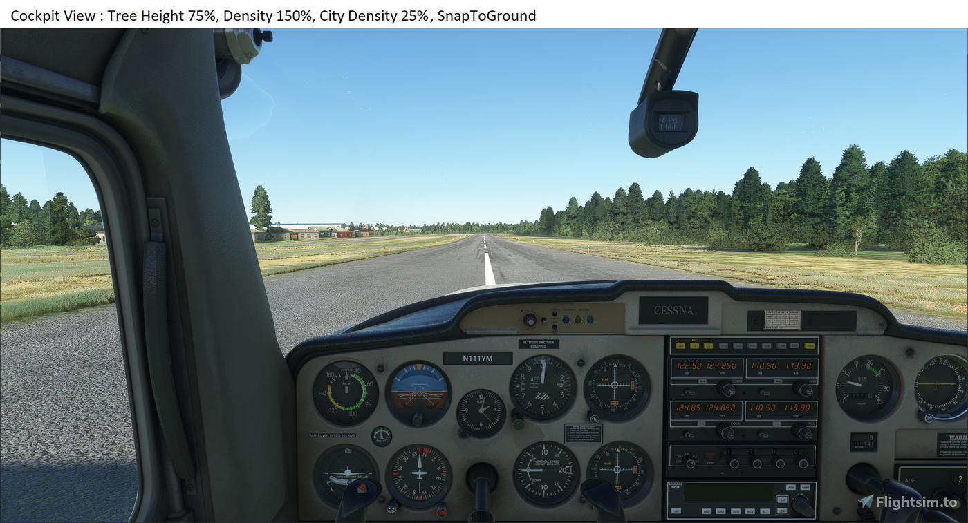 Shorter Trees and improved Density for Microsoft Flight Simulator | MSFS