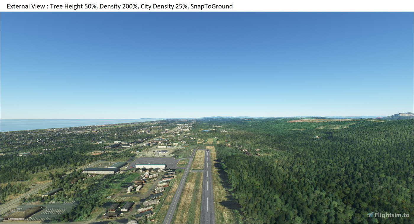 Shorter Trees and improved Density for Microsoft Flight Simulator | MSFS