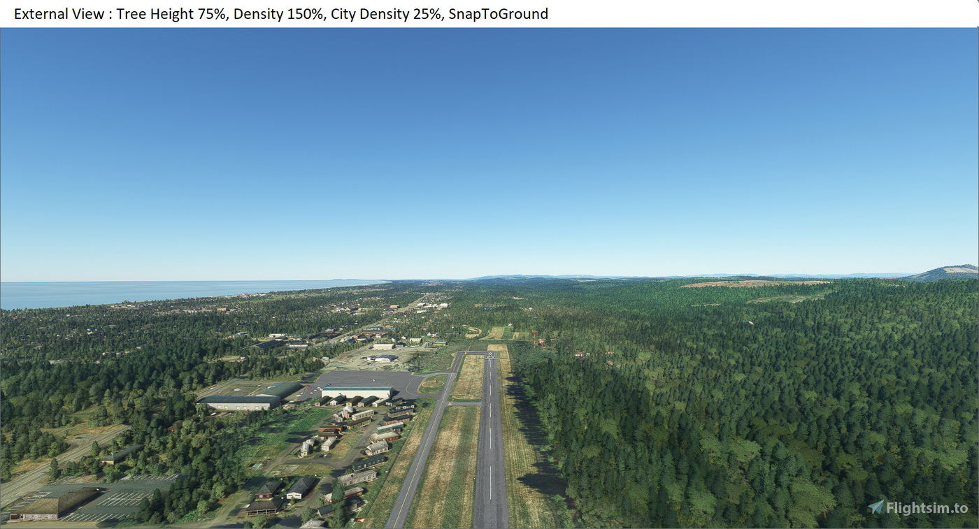 Shorter Trees and improved Density for Microsoft Flight Simulator | MSFS