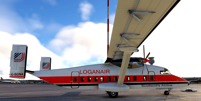 Shorts 330 Loganair G-BGNA REPAINT REQUEST V1.2 for Microsoft Flight ...