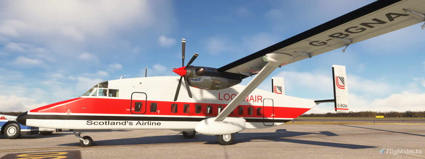 Shorts 330 Loganair G-BGNA REPAINT REQUEST V1.2 for Microsoft Flight ...