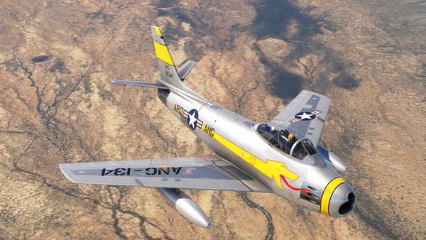 Shrike F-86F cockpit painting for Microsoft Flight Simulator | MSFS