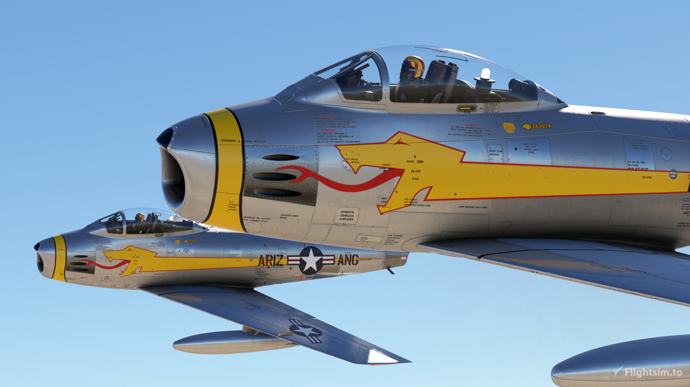 Shrike F-86 A Arizona Air National Guard 197th Fighter- Interceptor ...