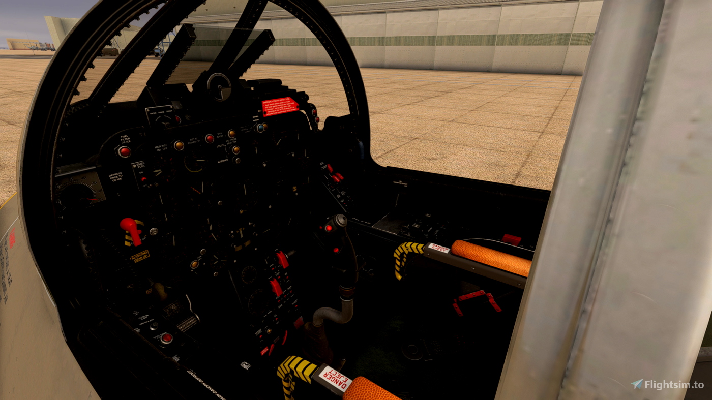 Shrike F-86F cockpit painting for Microsoft Flight Simulator | MSFS